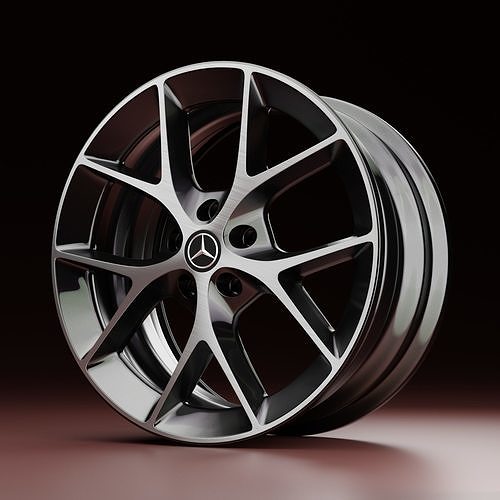 3D model BBS SR Brushed Rims 3D Model High and VR / AR / low-poly ...
