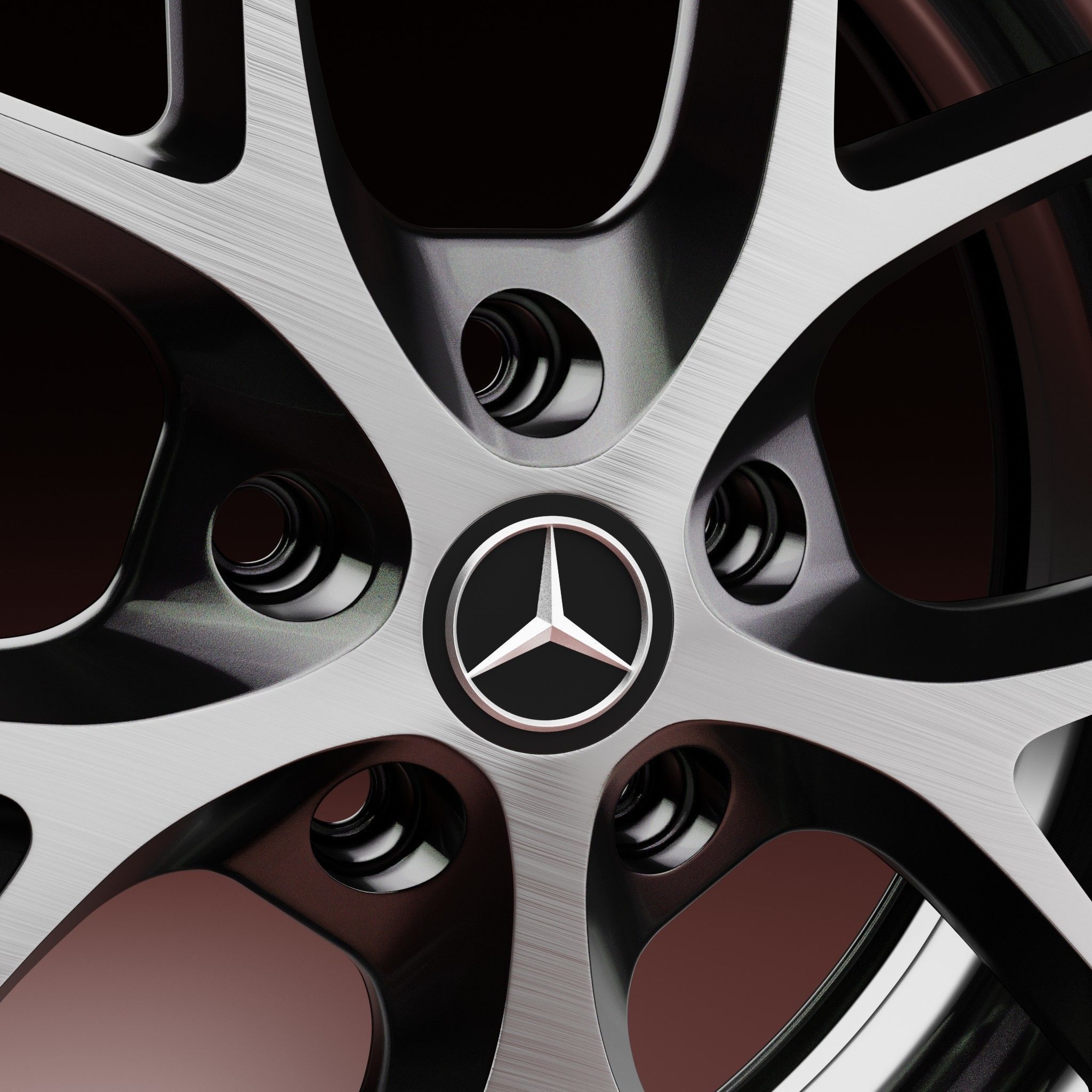 3D model BBS SR Brushed Rims 3D Model High and VR / AR / low-poly ...