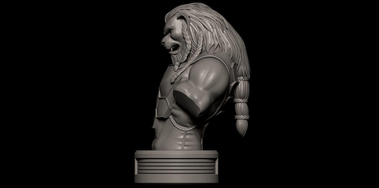 Fanart BATTLE BEAST - Bust 3D model 3D printable | CGTrader