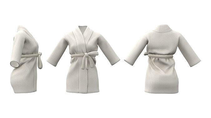 3D model Short Robe VR / AR / low-poly | CGTrader