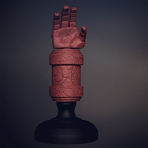 Hellboy Hand for 3d Print - Height 240 mm 3D model 3D printable | CGTrader