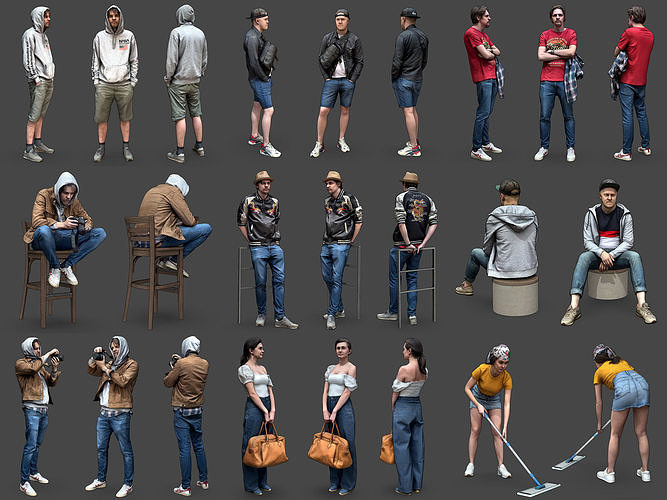 Stylized Characters Volume 5 3D Model Collection | CGTrader