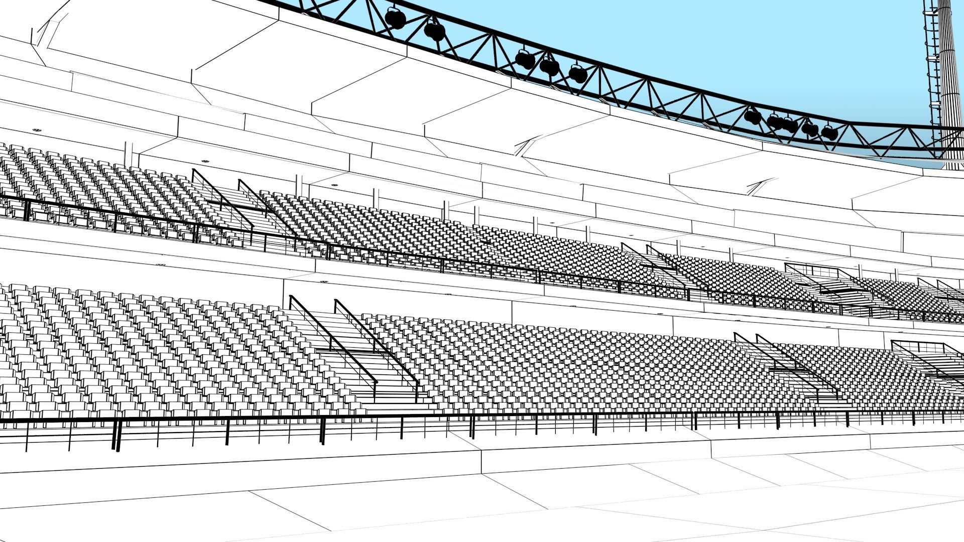 Stadium Fx3d 3D model | CGTrader