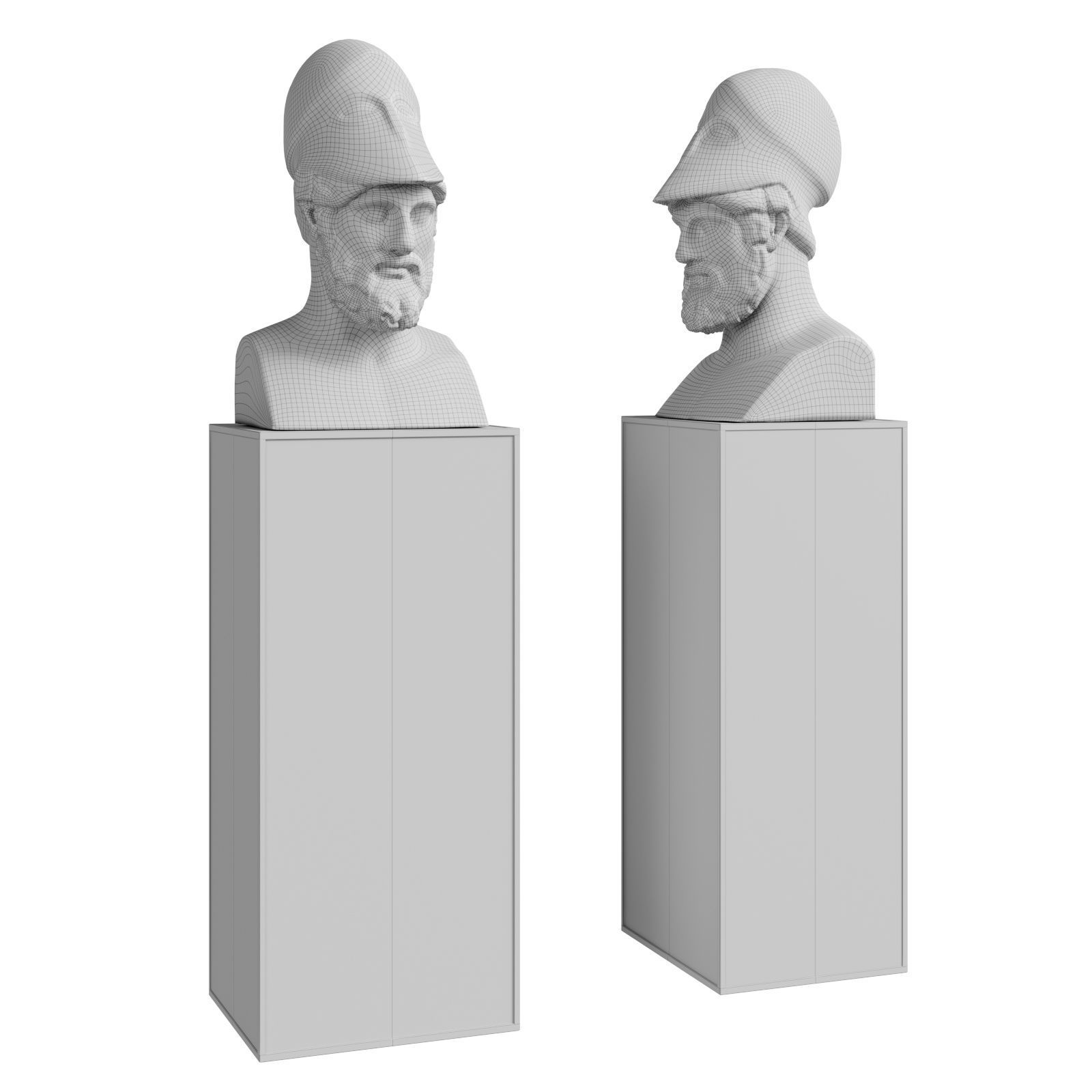 Pericles bust classic color 3D model | CGTrader