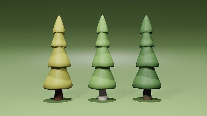 3D model Lazy Tree 01 VR / AR / low-poly | CGTrader