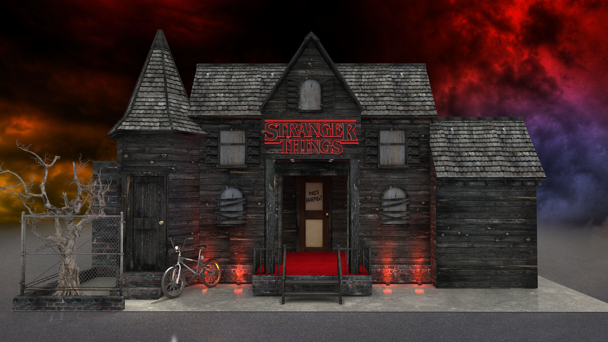 Strangers Things 3D model | CGTrader