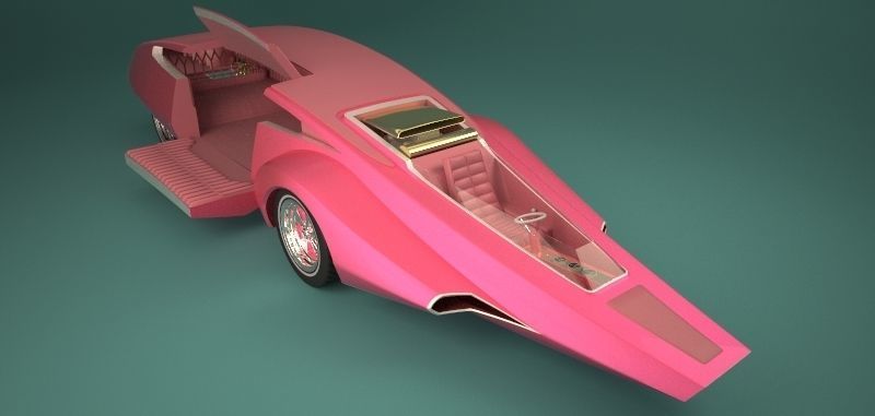 Panthermobile from pink panther 3D model | CGTrader