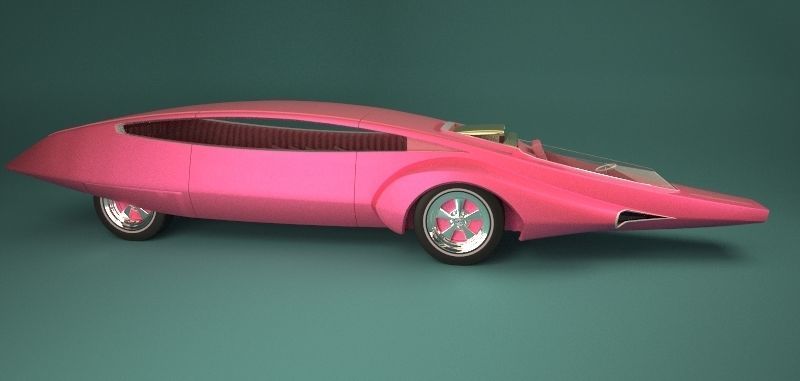 Panthermobile from pink panther 3D model | CGTrader
