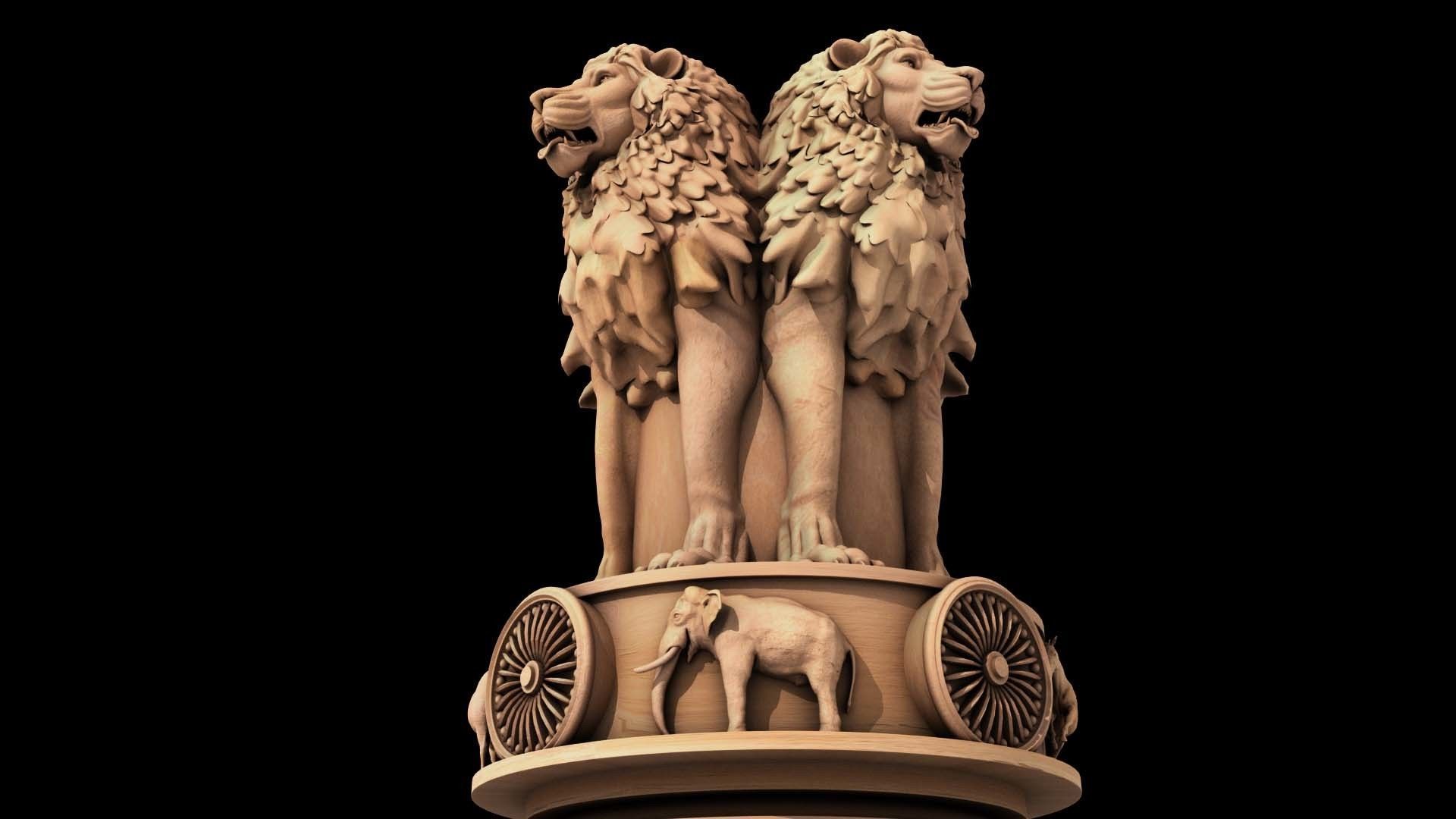 Ashoka chakra Emblem 3D model | CGTrader