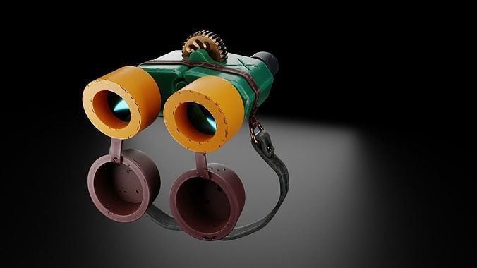 3D model Binoculars Props Exotic Low Game Ready VR / AR / low-poly ...