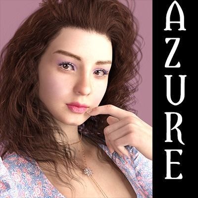 Azure For Genesis 8 Female 3D model | CGTrader