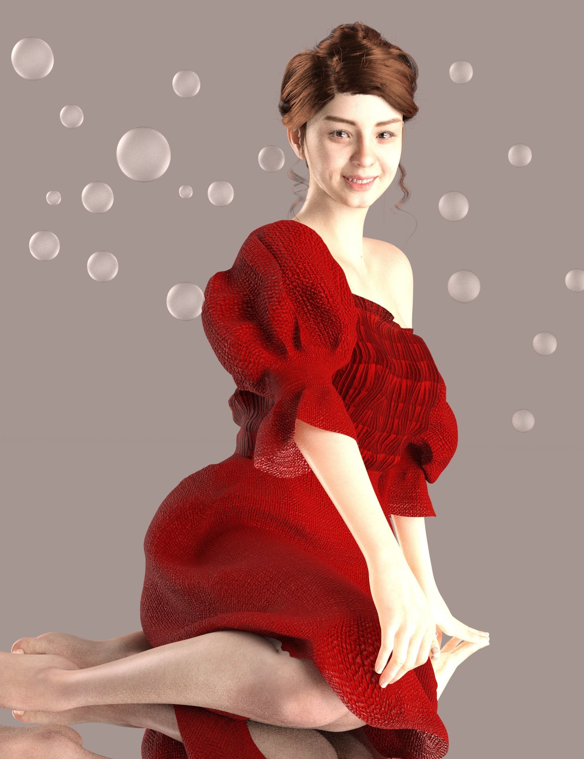 Azure For Genesis 8 Female 3D model | CGTrader