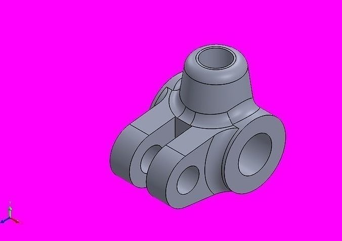 solidtutorial011 metal part free 3D model | CGTrader