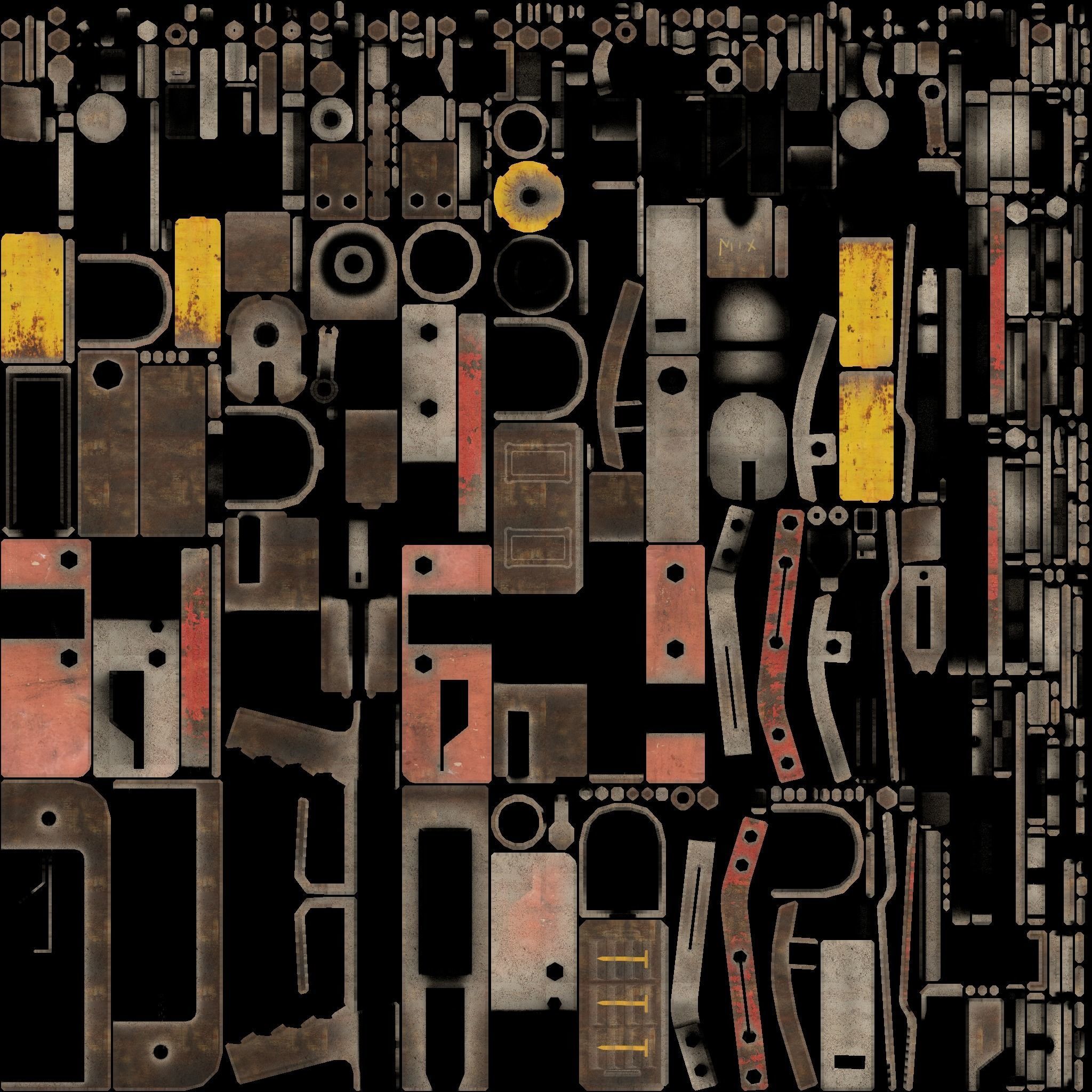 3D model Post Apocalyptic Gun - Weapon - SMG VR / AR / low-poly | CGTrader