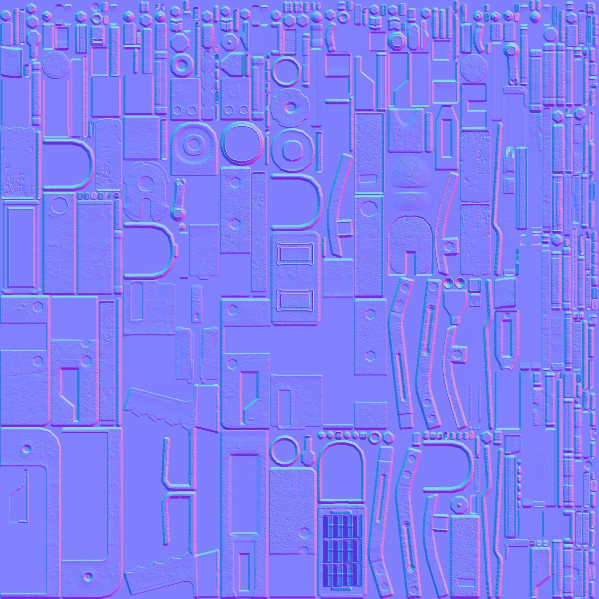 3D model Post Apocalyptic Gun - Weapon - SMG VR / AR / low-poly | CGTrader