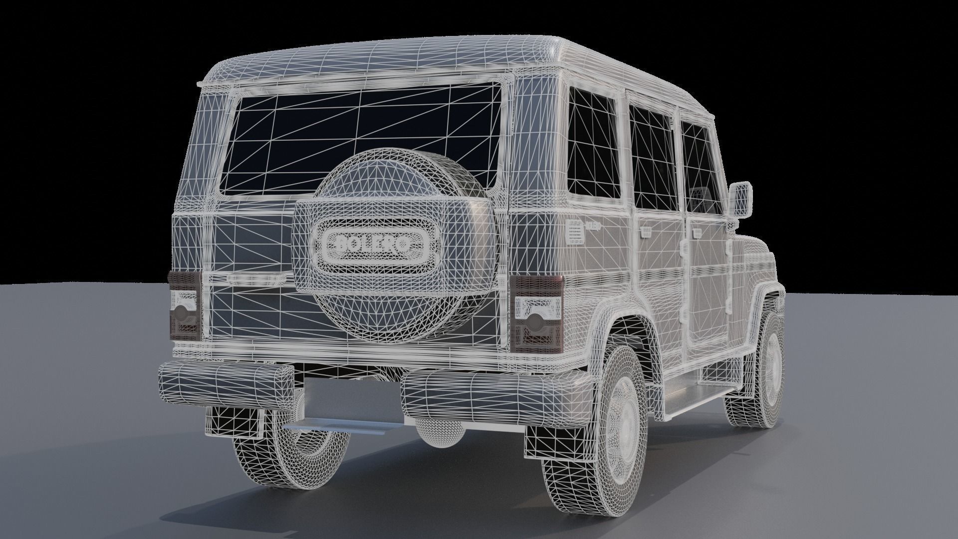 OLD MAHINDRA BOLERO 3D MODEL 3D model | CGTrader