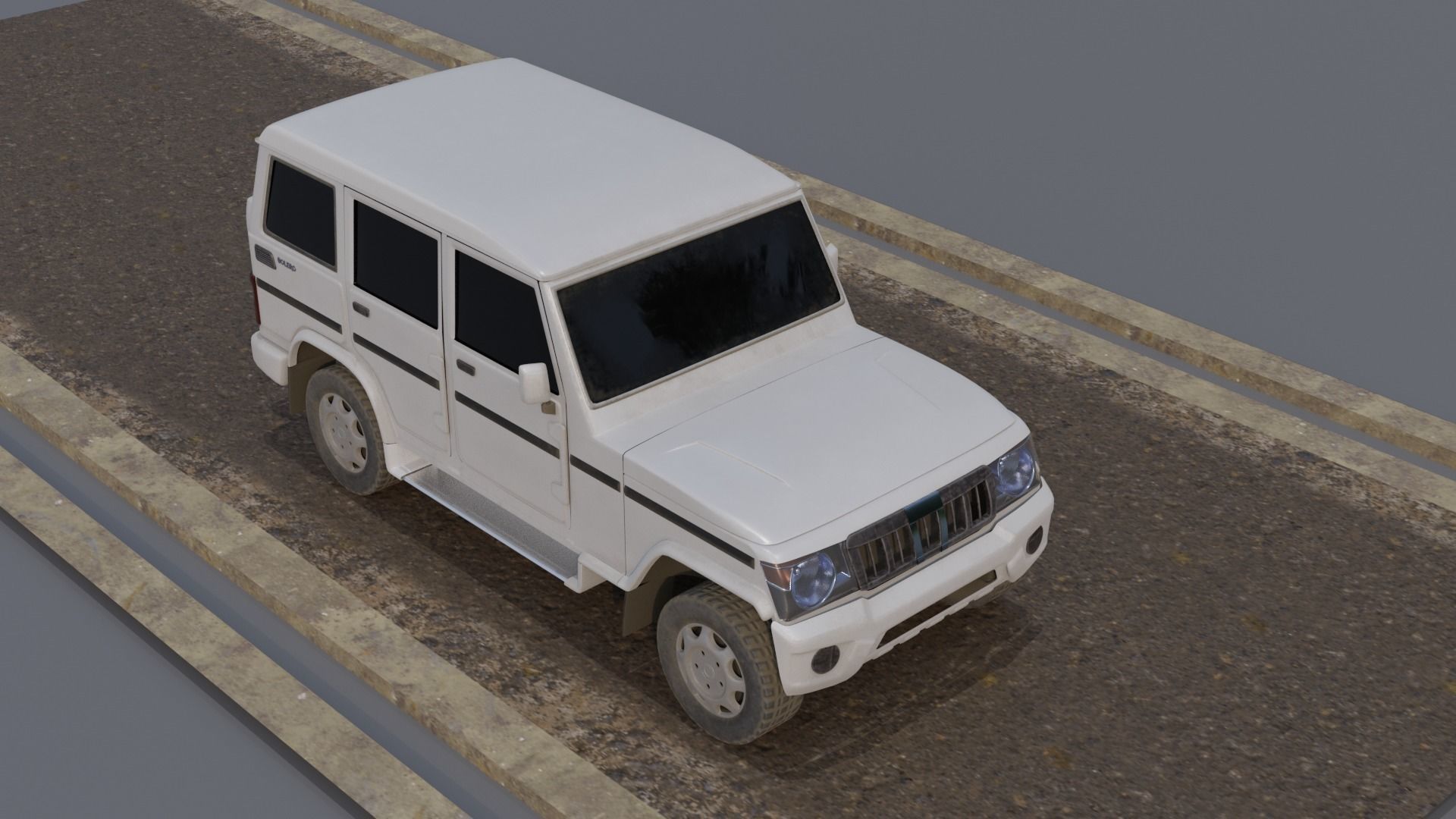 OLD MAHINDRA BOLERO 3D MODEL 3D model | CGTrader