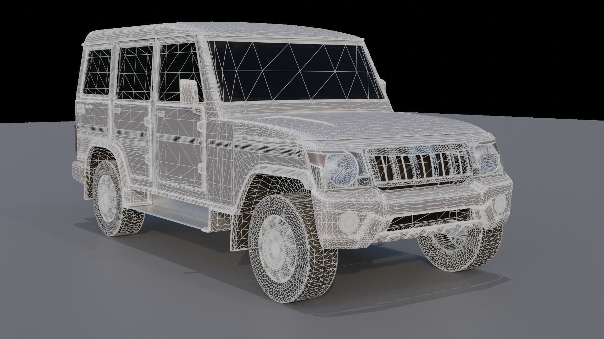 OLD MAHINDRA BOLERO 3D MODEL 3D model | CGTrader
