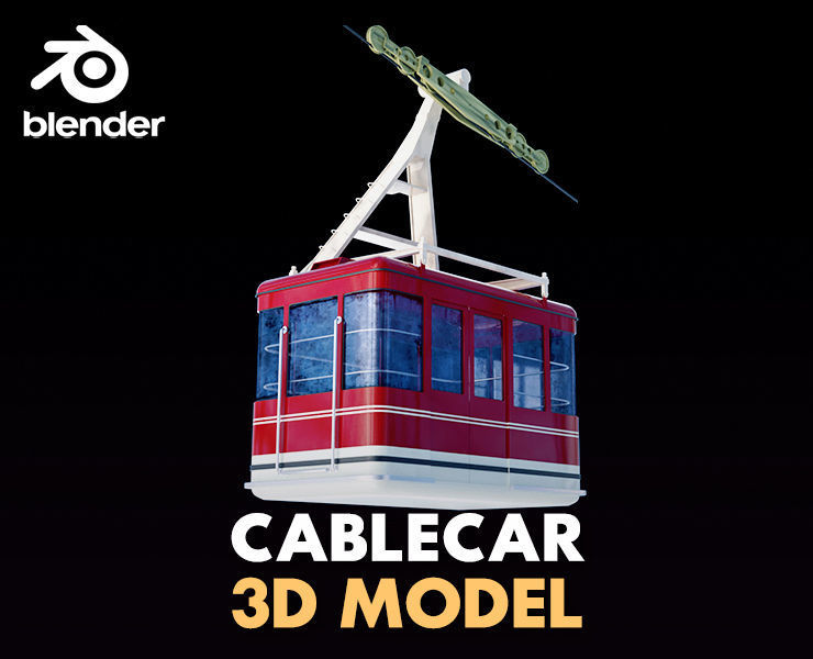 3D model cablecar | CGTrader