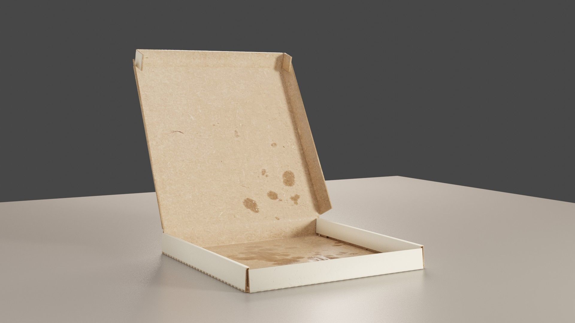 Folding Pizza Box free VR / AR / low-poly 3D model rigged | CGTrader
