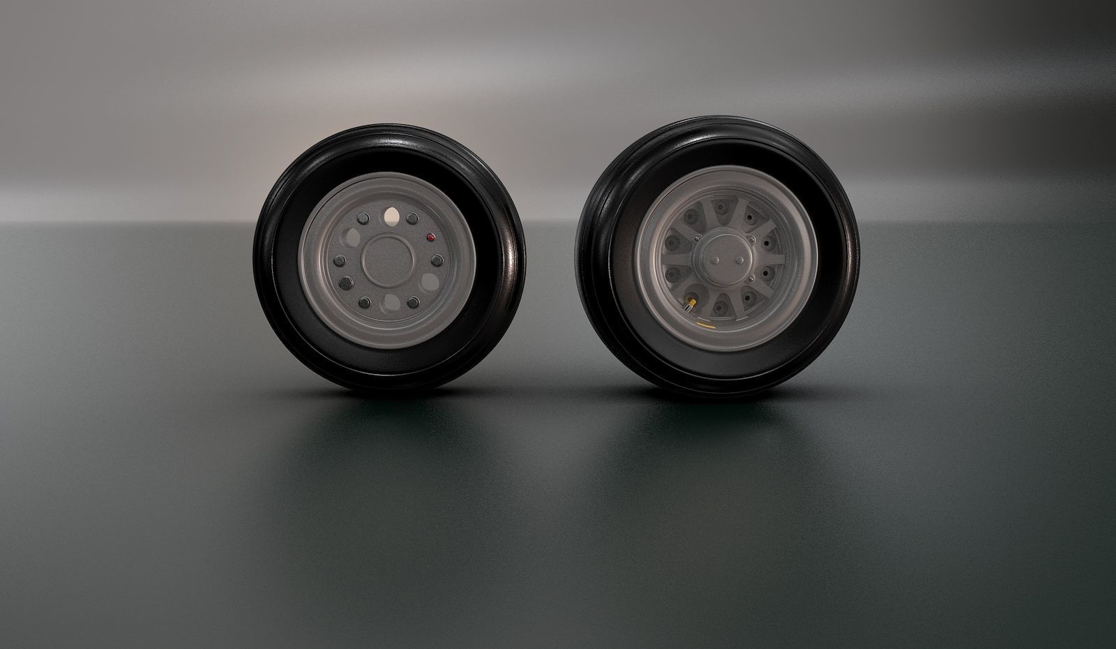 Airplane Wheels 3D model | CGTrader