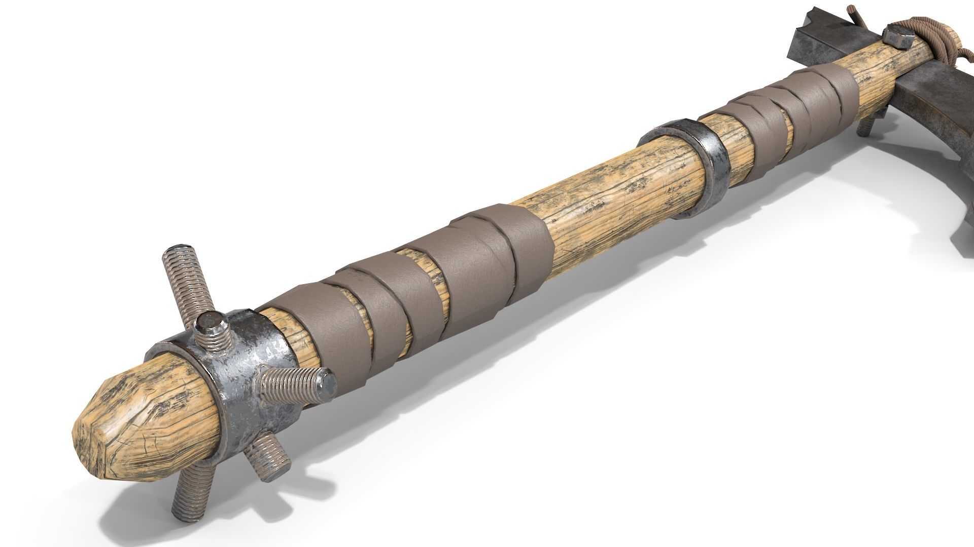 3D model Battle Axe with Serrated VR / AR / low-poly | CGTrader