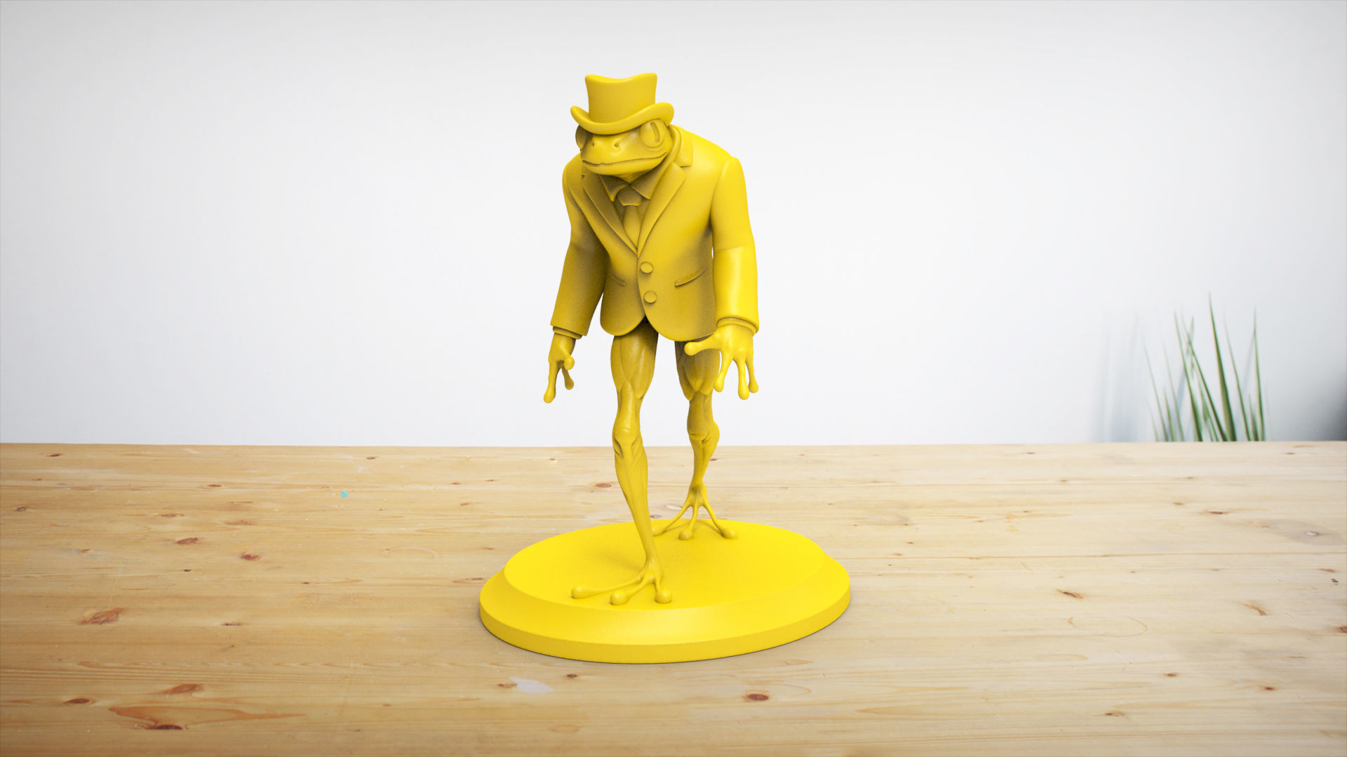 Dapper Frogman 3D model 3D printable | CGTrader