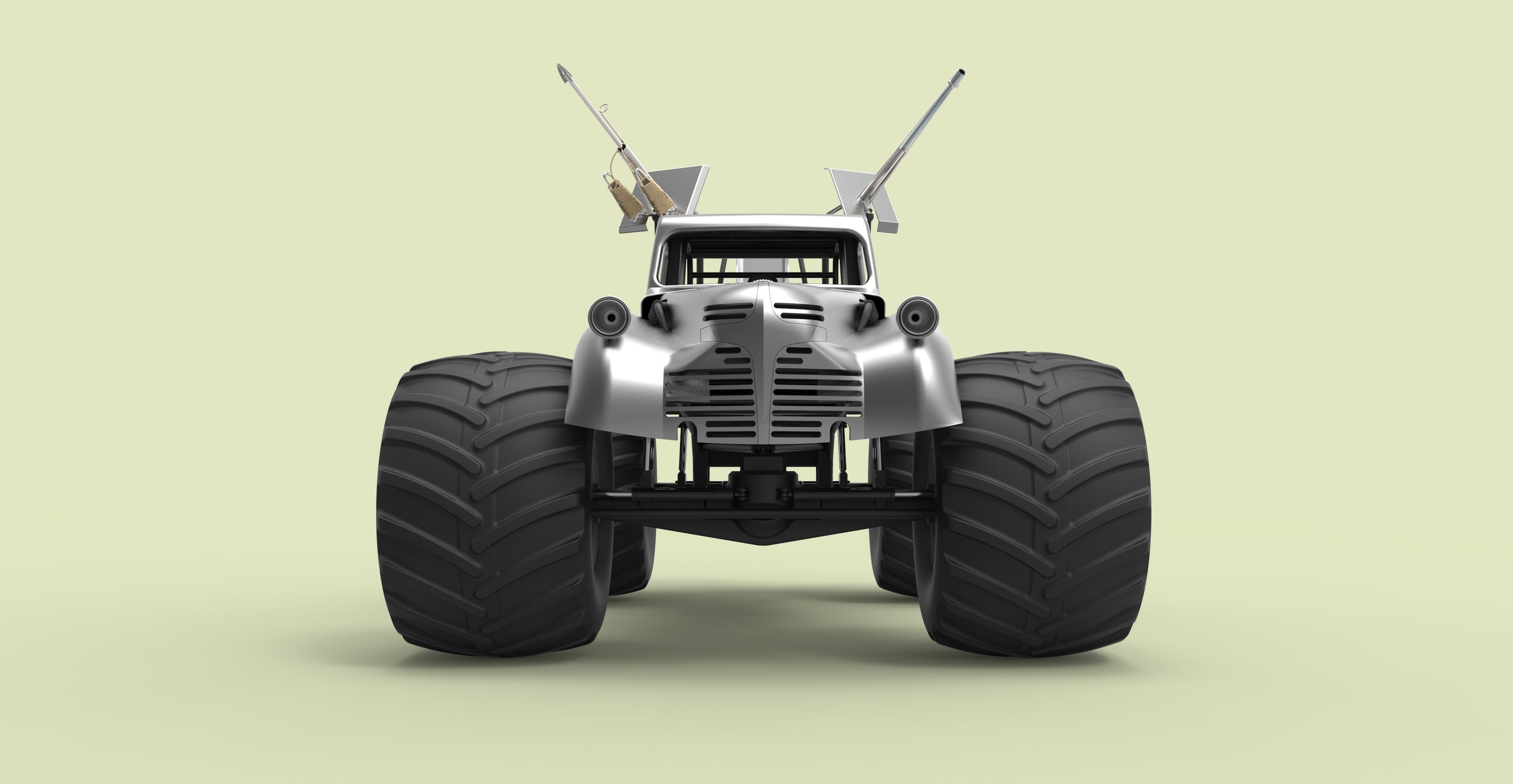 Big Foot from Mad Max Fury Road 3D Model OBJ SLDPRT SLDASM SLDDRW IGE ...