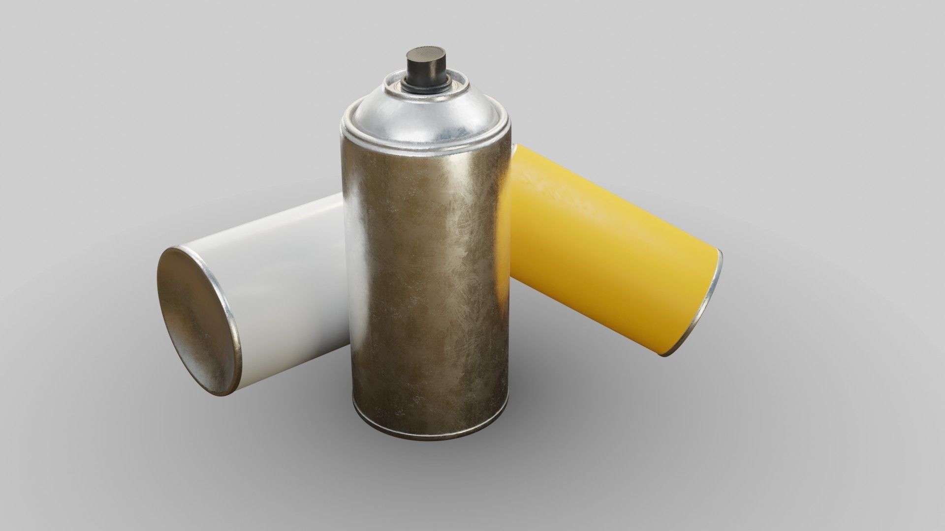 spray can model with 2k pbr textures 3D model | CGTrader