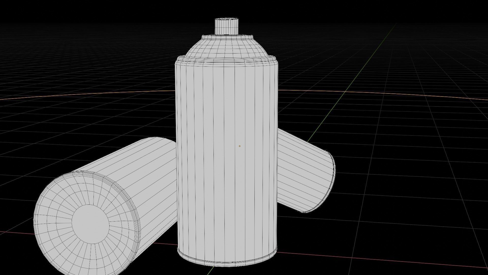 spray can model with 2k pbr textures 3D model | CGTrader