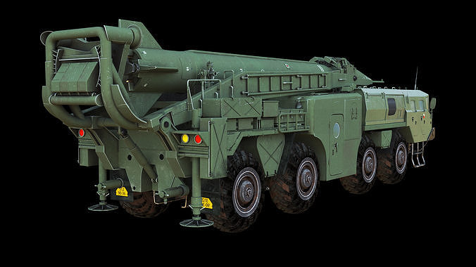 3D model MAZ-543 SCUD VR / AR / low-poly | CGTrader