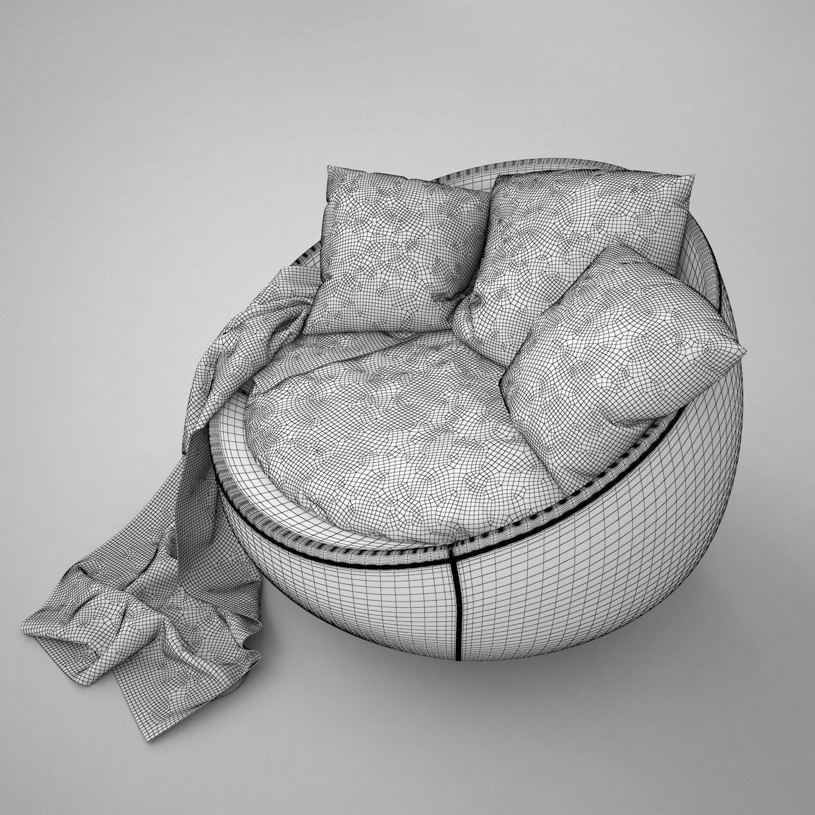 Comfortable chair free 3D model | CGTrader