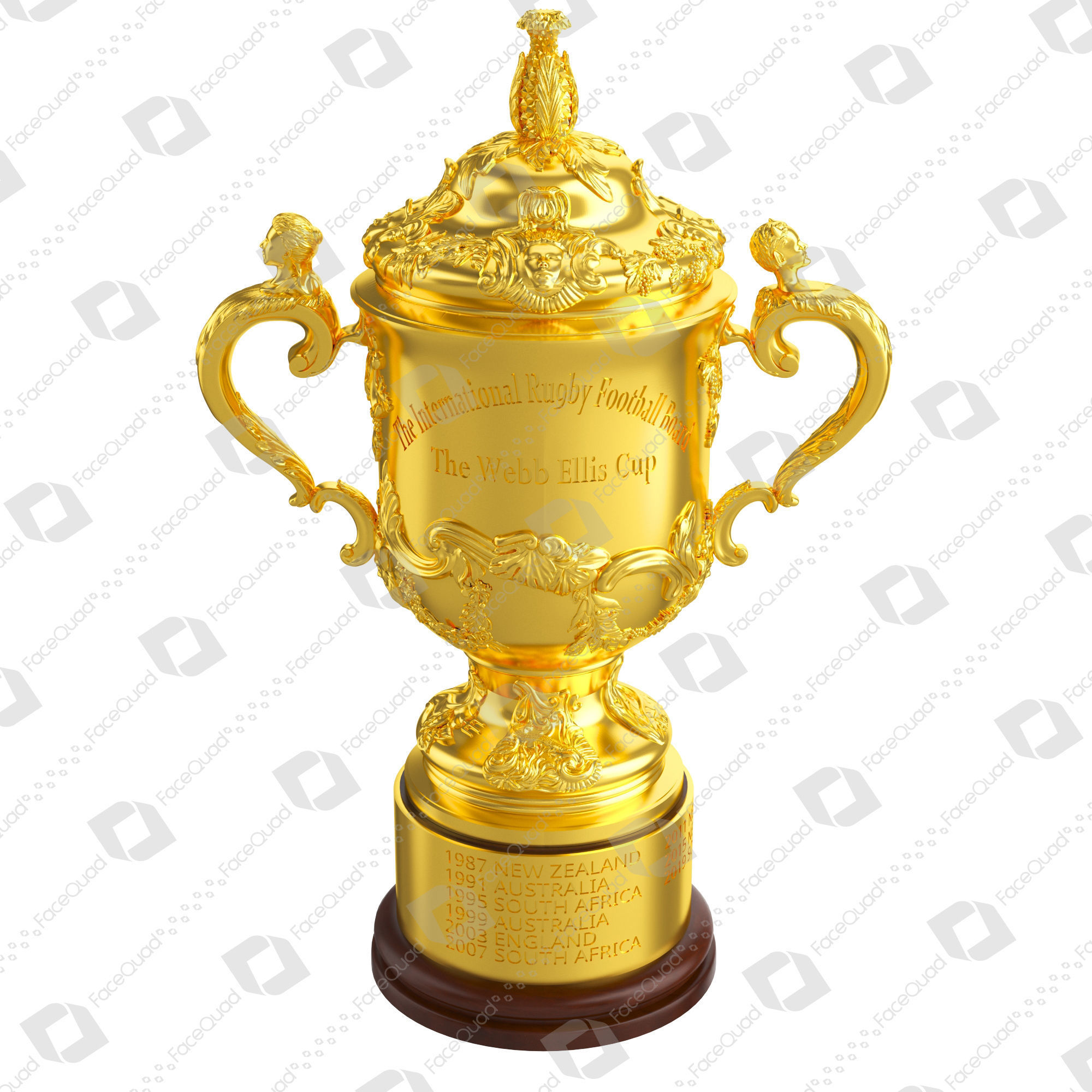 The Webb Ellis Cup Trophy 3D model | CGTrader