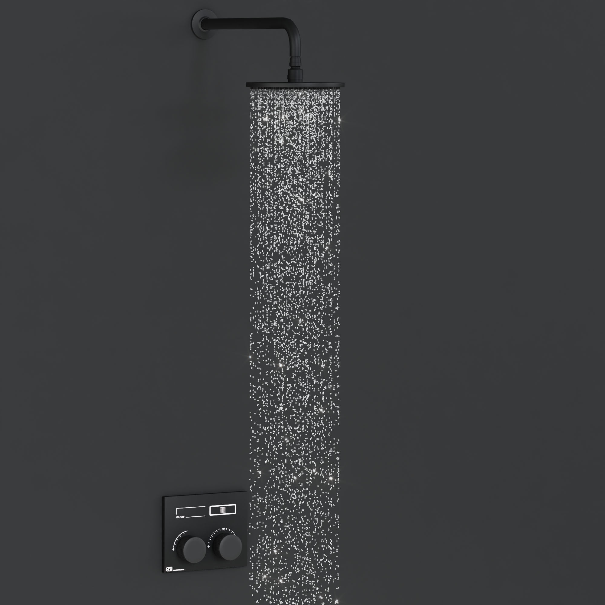 Shower system Gessi 3D model | CGTrader