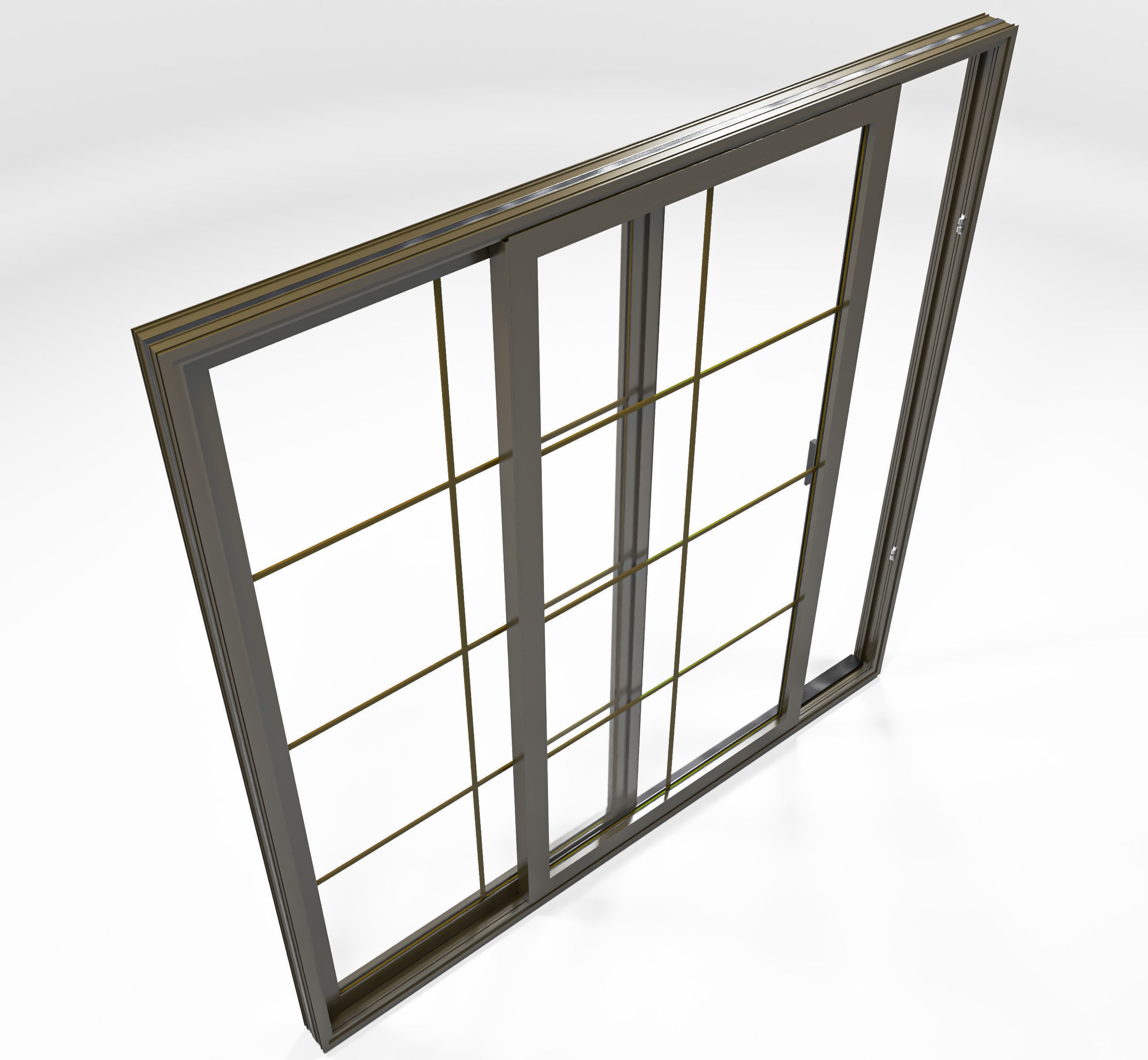 Sliding window 3D model | CGTrader