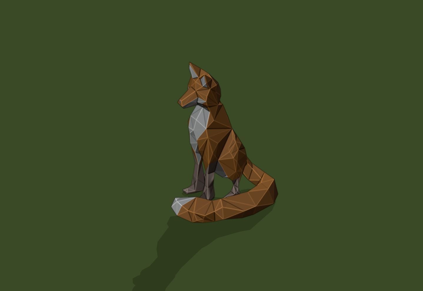 3D model LOW POLY ASSET FOX MODELS - LOWPOLYGONAL VR / AR / low-poly ...
