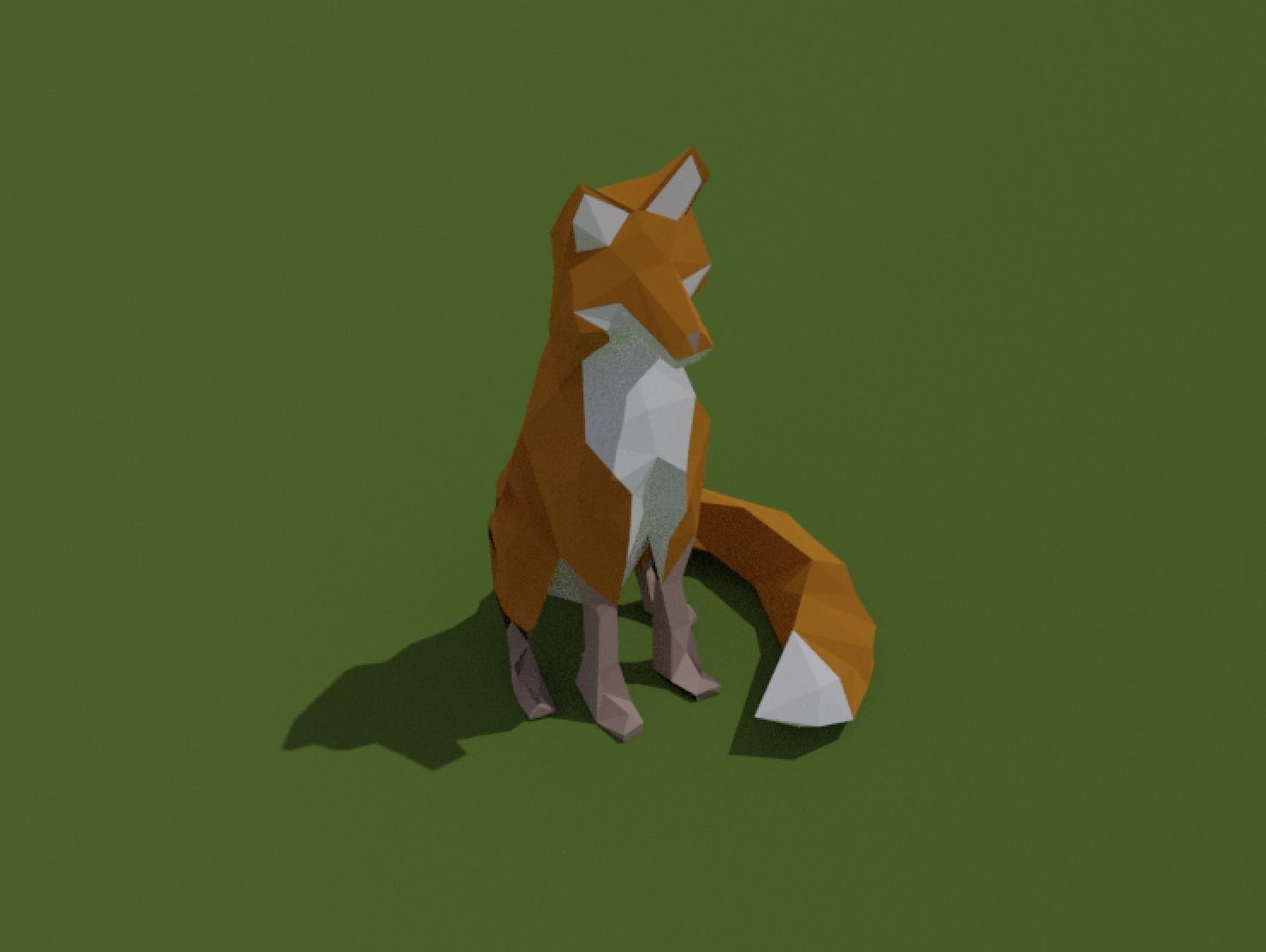 3D model LOW POLY ASSET FOX MODELS - LOWPOLYGONAL VR / AR / low-poly ...