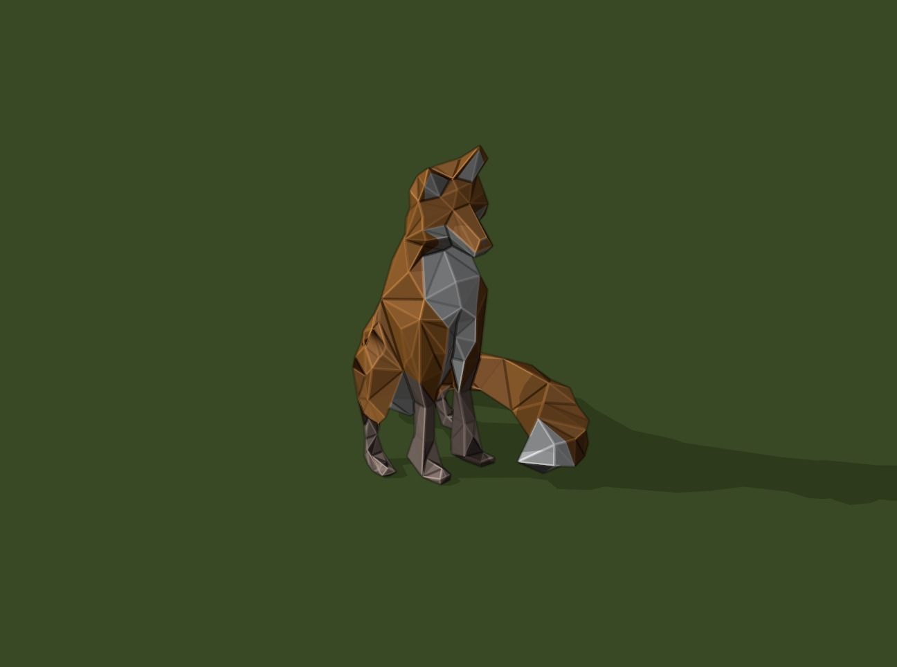 3D model LOW POLY ASSET FOX MODELS - LOWPOLYGONAL VR / AR / low-poly ...