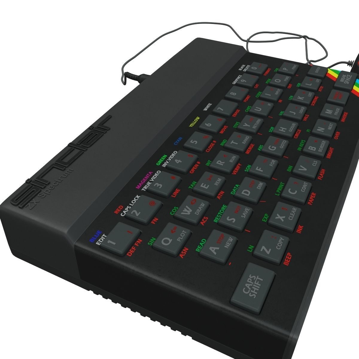 Sinclair ZX Spectrum 3D model | CGTrader