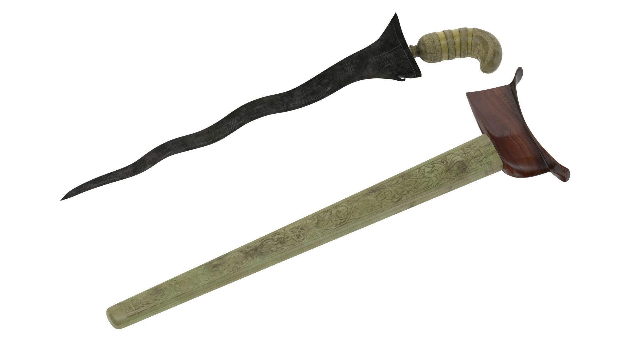 3D model Kris Sword VR / AR / low-poly | CGTrader