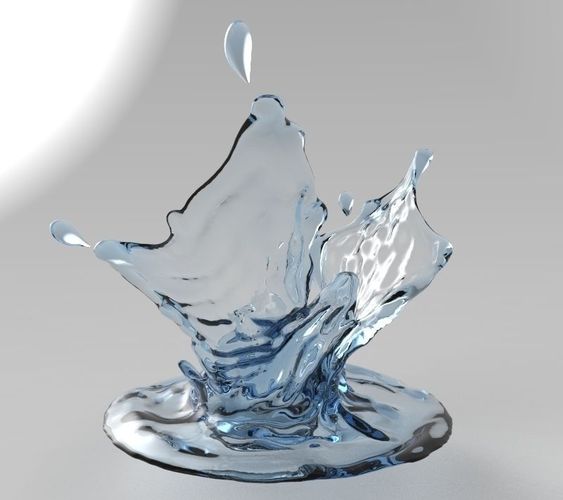 Water Splash 3D Model OBJ ZTL | CGTrader.com