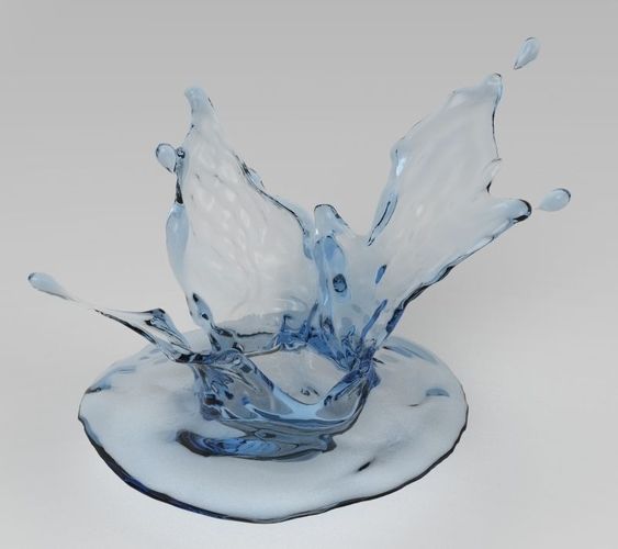 Water Splash 3D Model OBJ ZTL | CGTrader.com