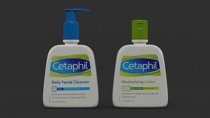 Cetaphil Daily Facial Cleanser 3D model | CGTrader