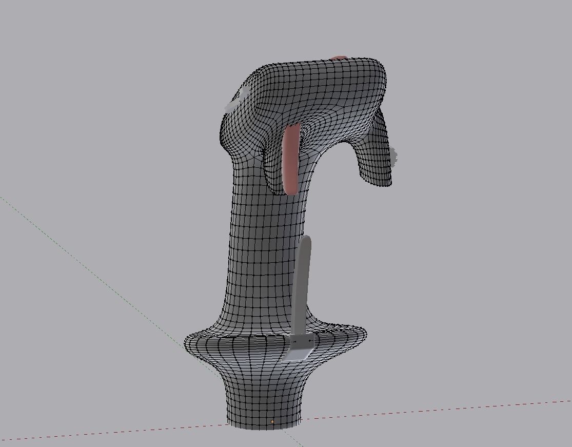 Stick for fighter jet 3D model | CGTrader