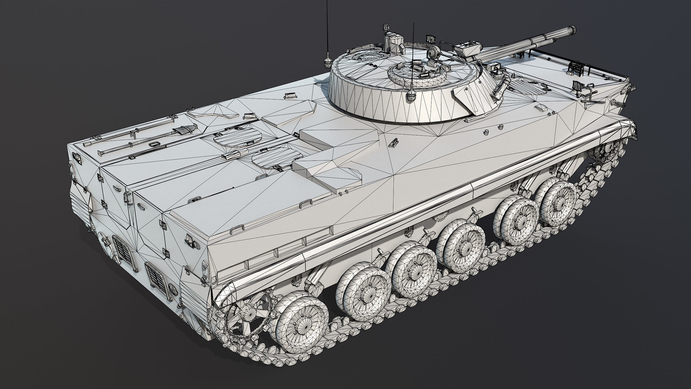 3D model BMP-3 VR / AR / low-poly | CGTrader