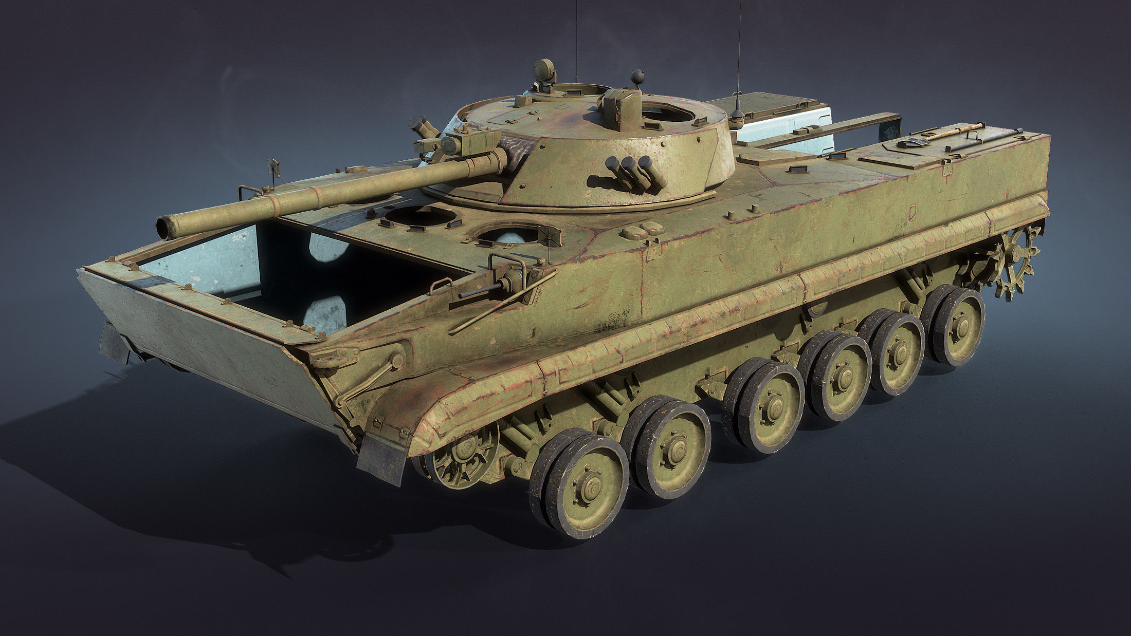 3D model BMP-3 VR / AR / low-poly | CGTrader