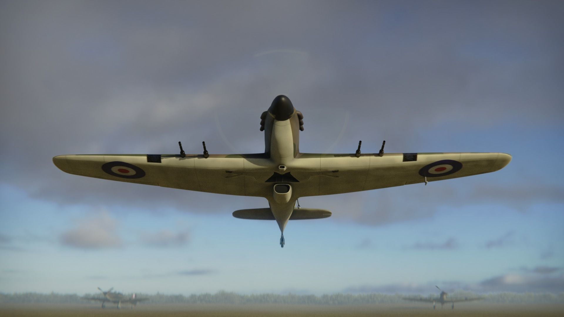 Hawker Hurricane 3D model animated rigged | CGTrader