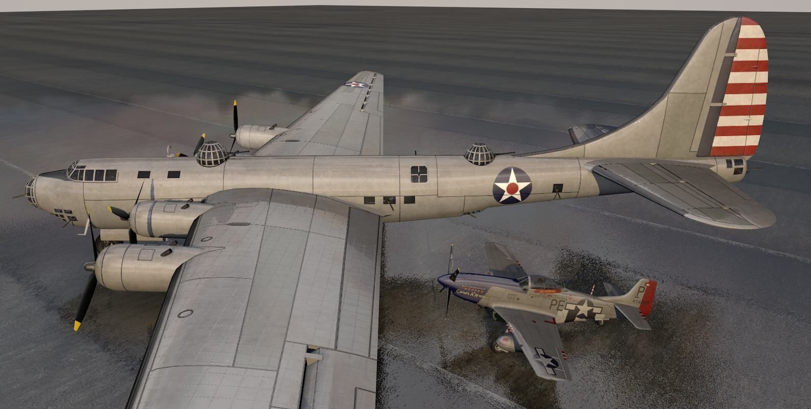 Douglas XB-19 Behemoth 3D model | CGTrader
