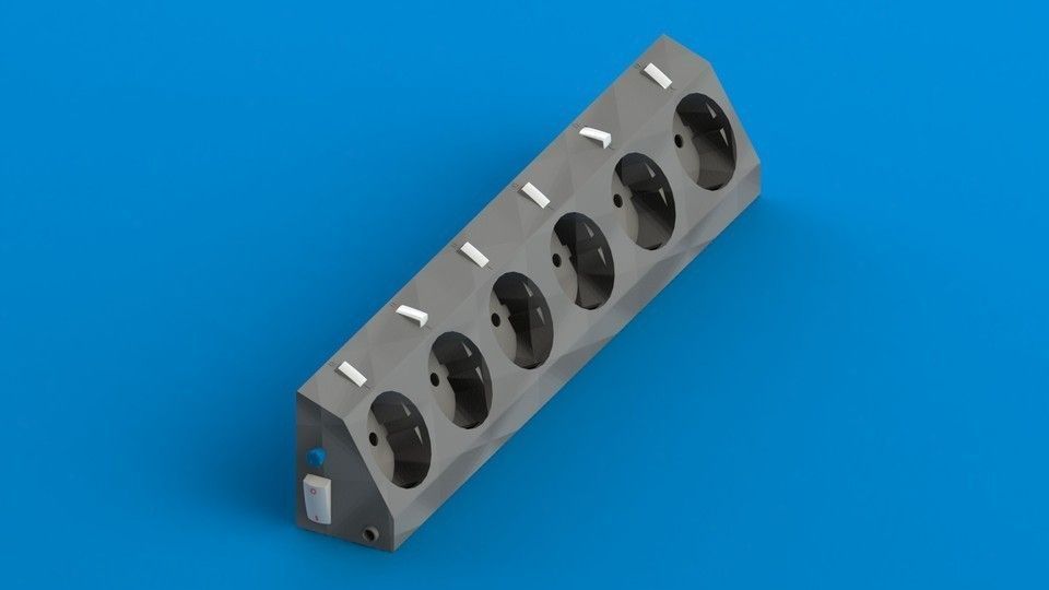 Socket Case free 3D model | CGTrader