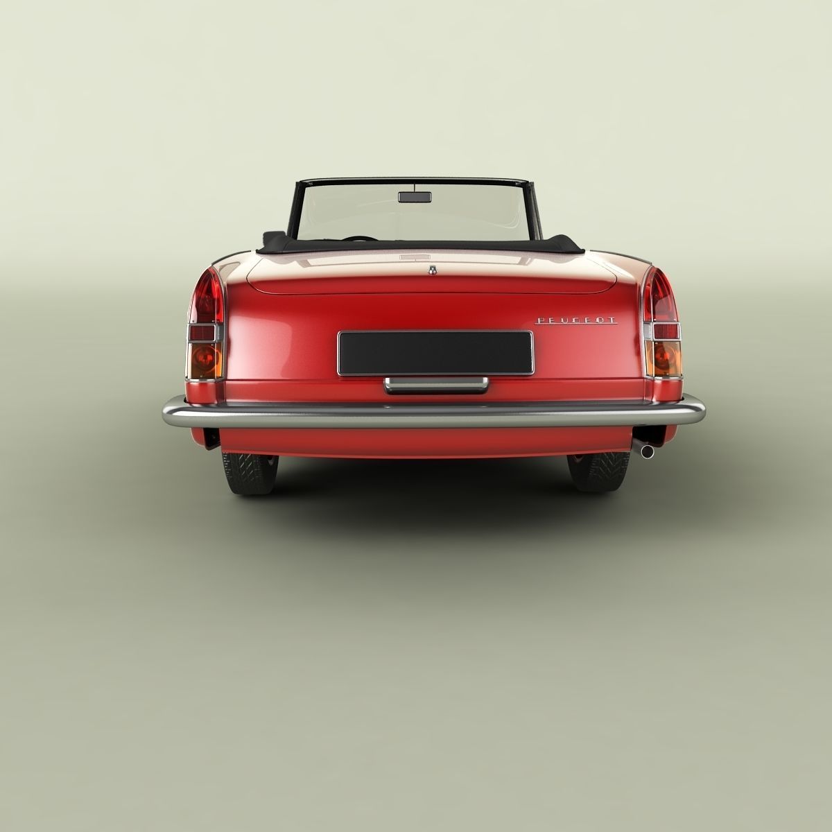 Peugeot 404 Cabriolet 3D model | CGTrader